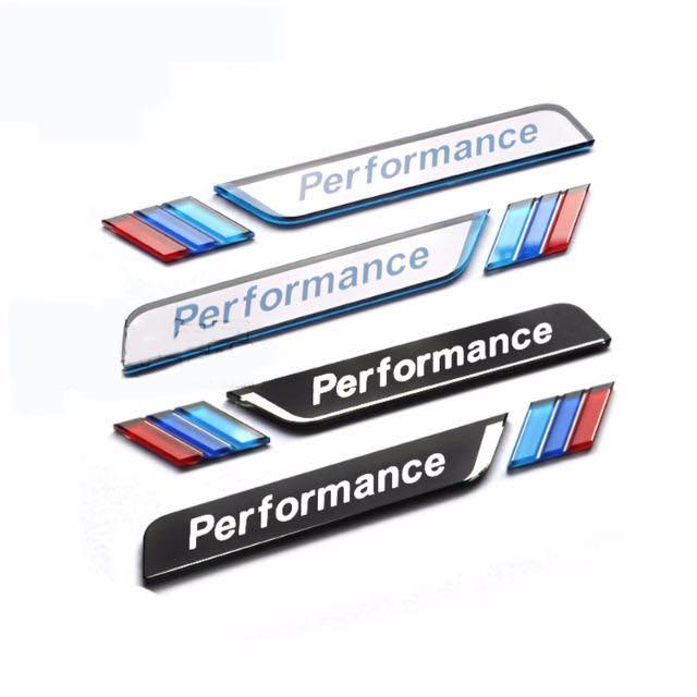 2x Style /// M Performance Car Window sticker decal decorative label ...