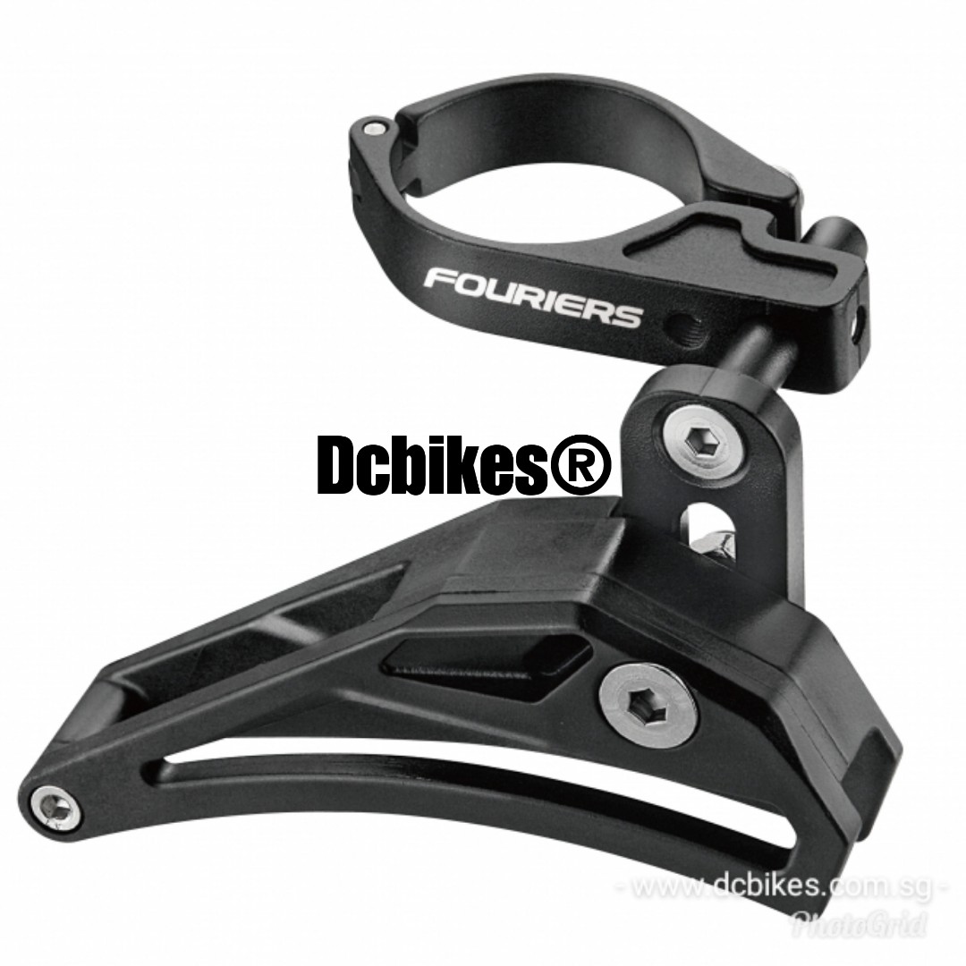 🆕! Fouriers MTB Single Speed Seat Tube Clamp Assembly Chain Guide # ...