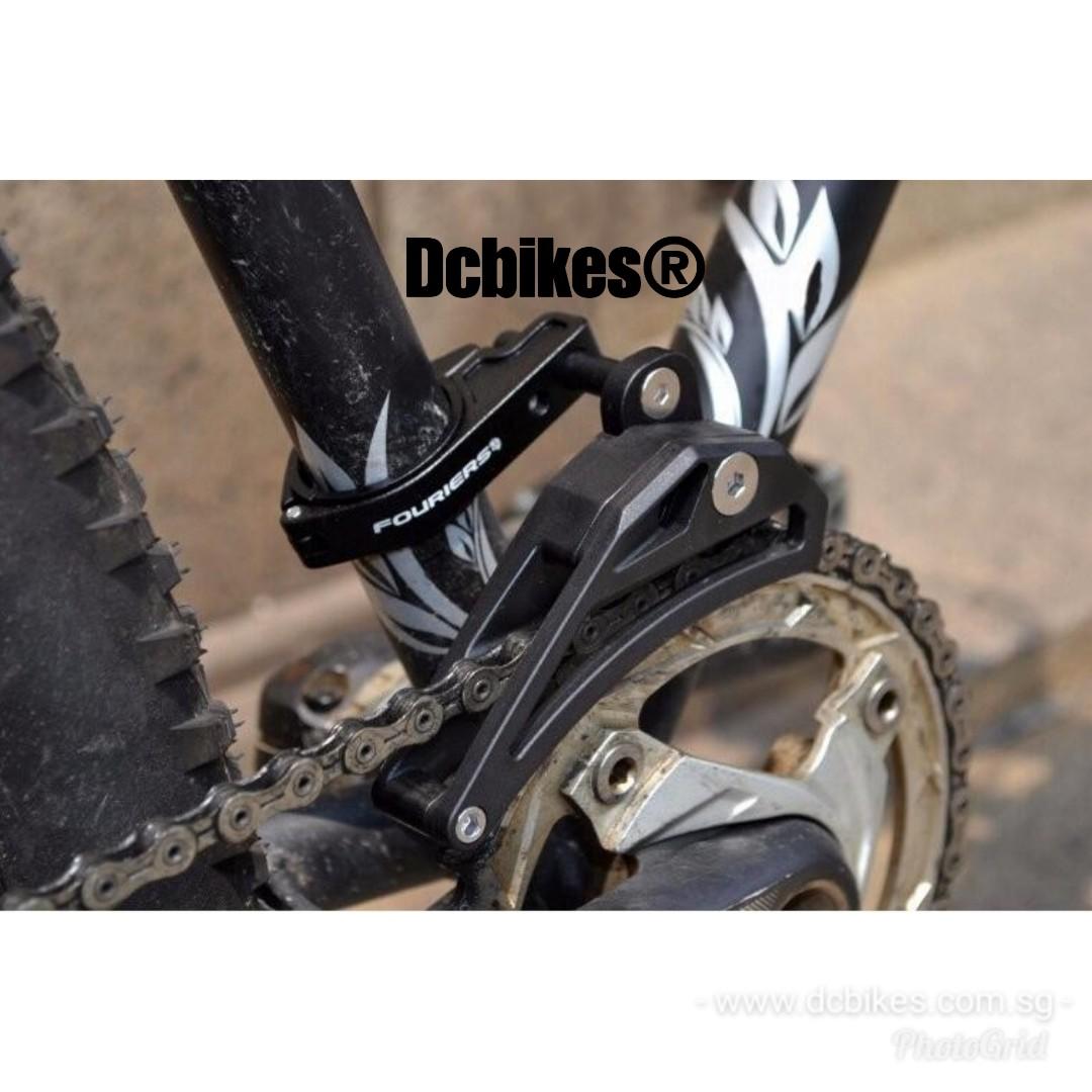 🆕! Fouriers MTB Single Speed Seat Tube Clamp Assembly Chain Guide # ...
