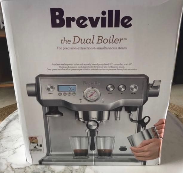 Breville BES920 Dual Boiler (Still in Box) Espresso Machine, TV & Home Appliances, Kitchen ...