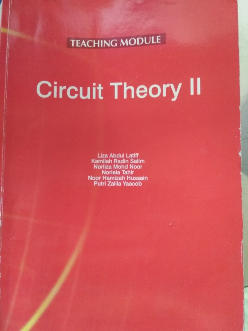 Circuit theory 2 utm, Hobbies & Toys, Books & Magazines, Textbooks on ...