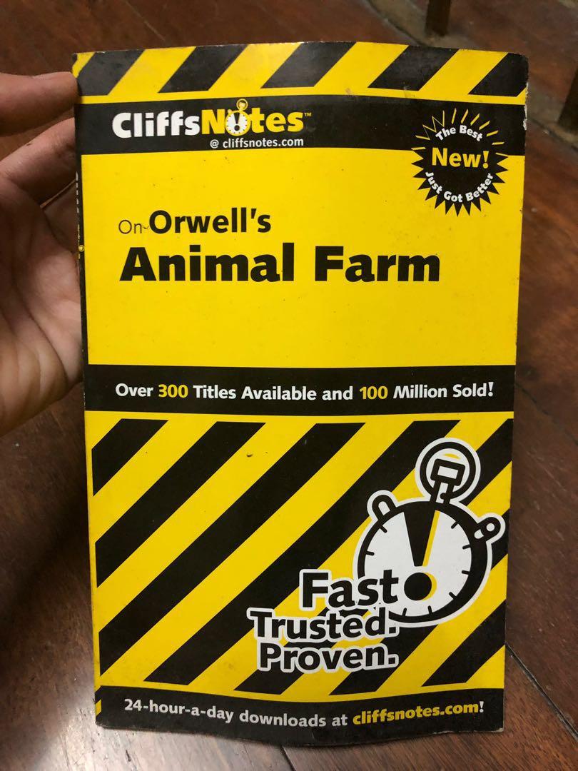 CliffsNotes: Orwell’s Animal Farm, Hobbies & Toys, Books & Magazines ...