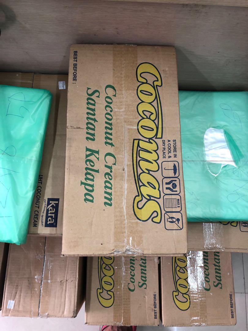 Cocomas coconut cream carton (1 litre x 12) on Carousell