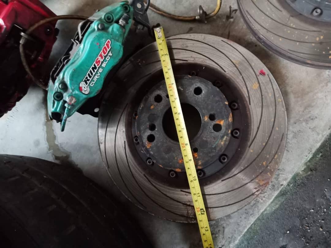 HONDA CIVIC FD1 FD2 SET BRAKE RUNSTOP 4 POT CALIPER JAPAN, Auto ...