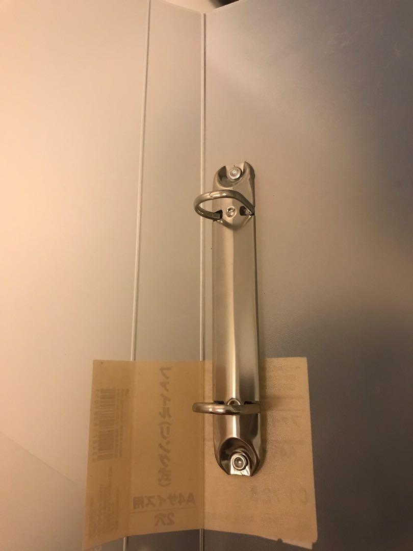 Muji A4 translucent plastic ring file, Hobbies & Toys, Stationery ...