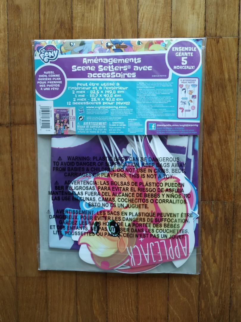 My Little Pony Scene Setters with 12 pieces Photo Props. ( Latest ...