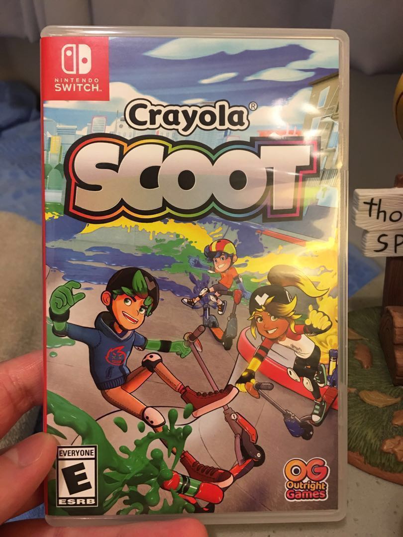Nintendo Switch game : Crayola Scoot, 電子遊戲, 電子遊戲, Nintendo 任天堂 - Carousell