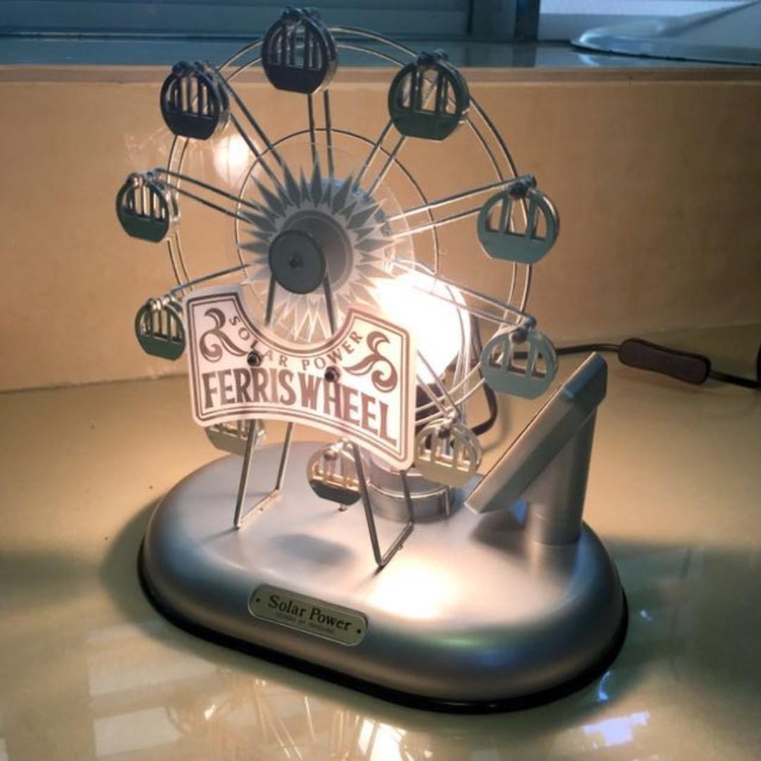 Solar Power Spinning Ferris Wheel Home Decoration Deco, Furniture ...