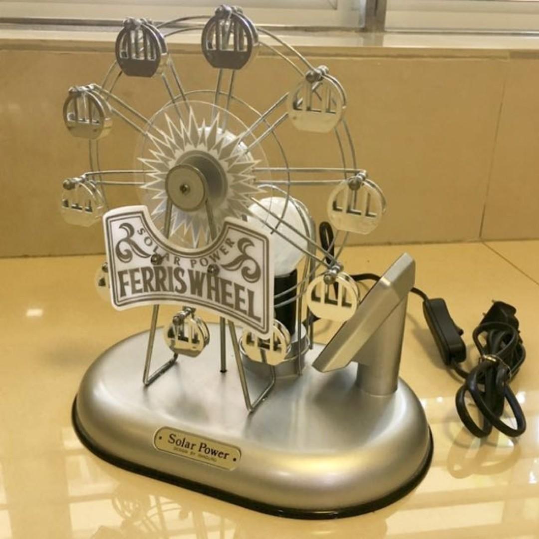 Solar Power Spinning Ferris Wheel Home Decoration Deco, Furniture ...