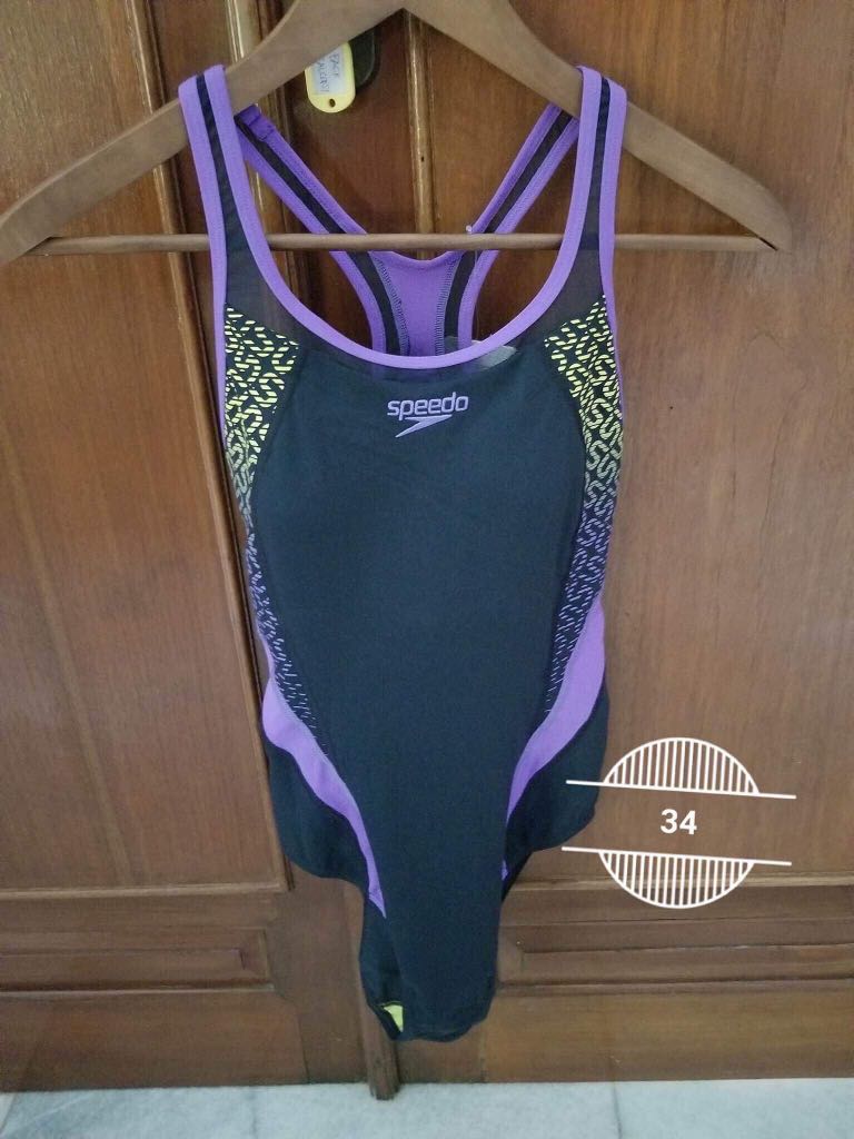 Speedo one-piece swimsuit, Men's Fashion, Activewear on Carousell