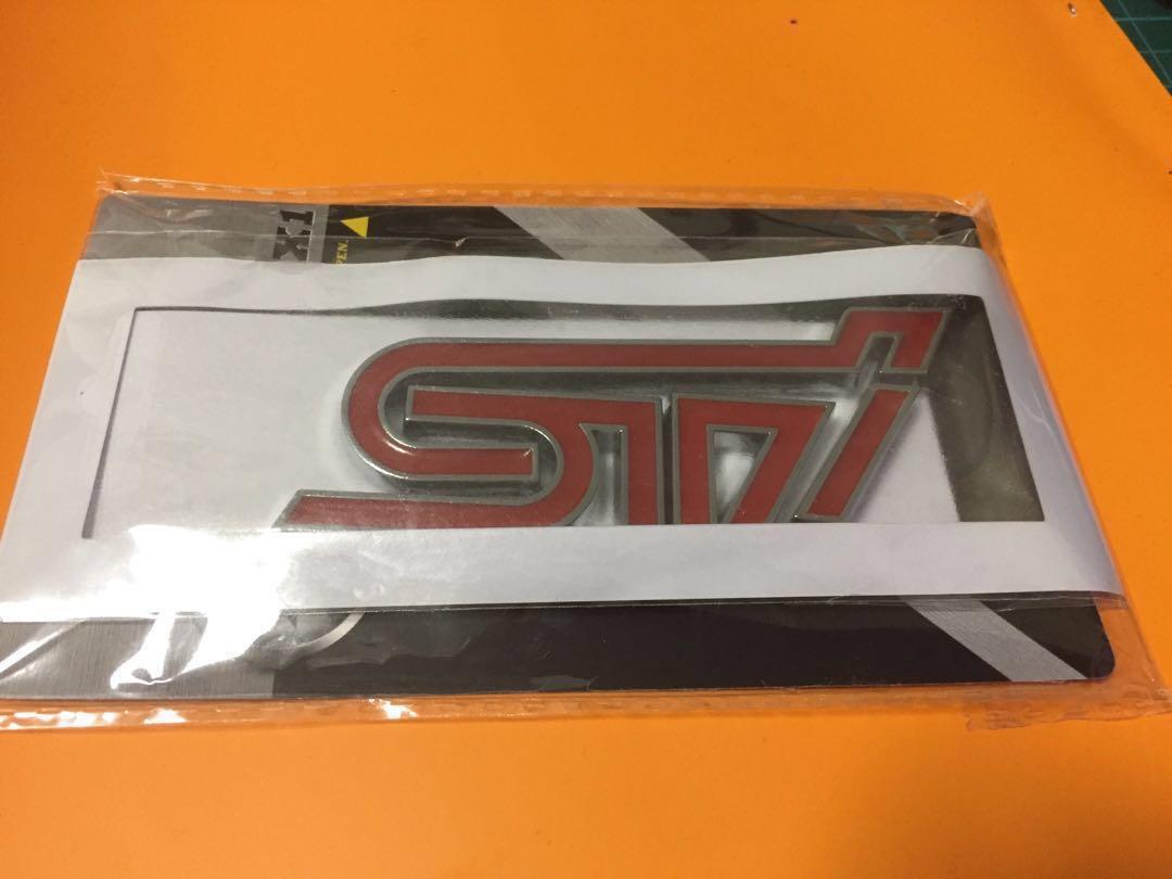 STI Logo ️3D Sticker Emblem Badge for Subaru STI XV Outback Levorg ...