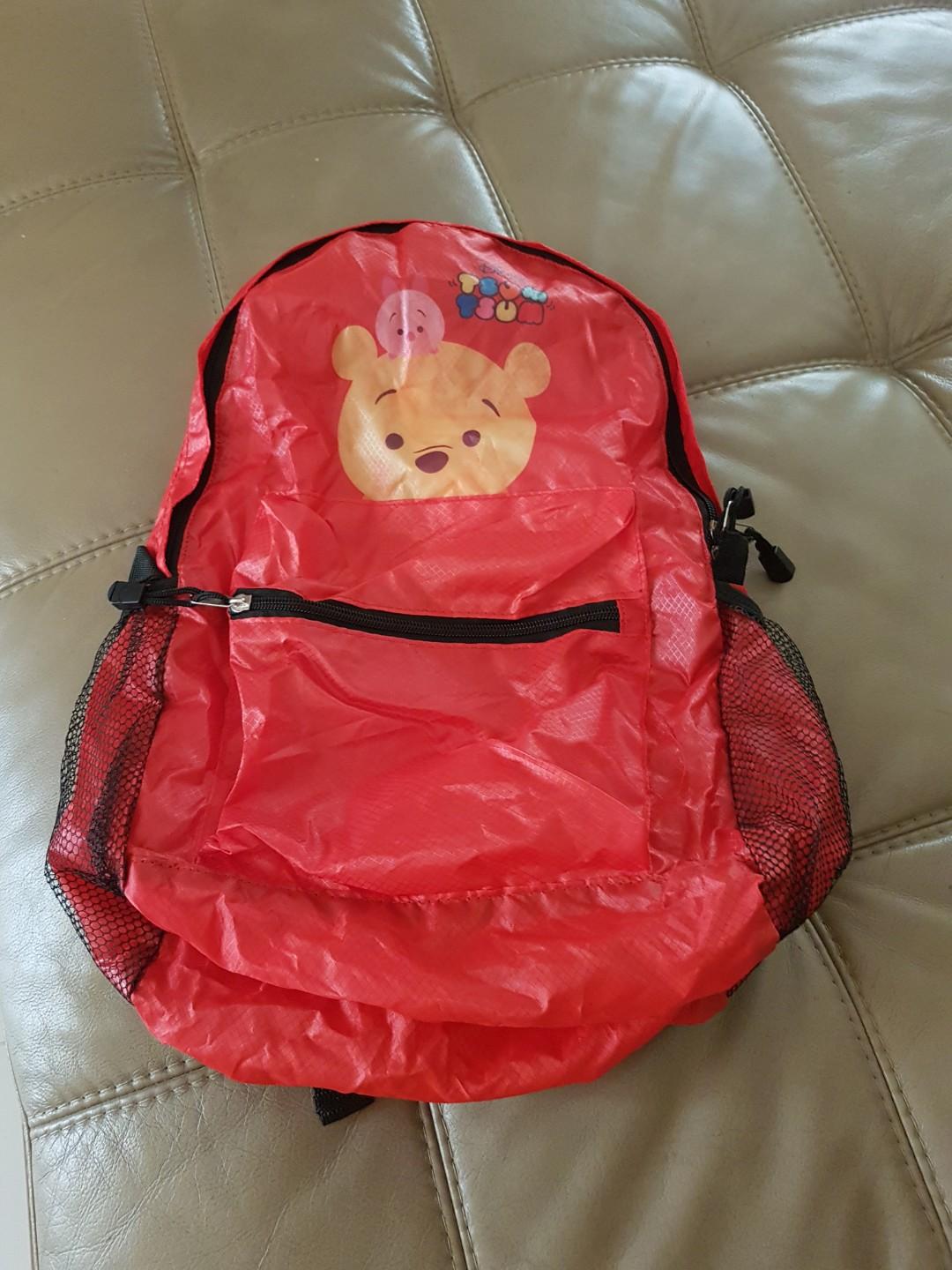 Tsum Tsum Waterproof Thin Backpack, Hobbies & Toys, Travel, Travel ...