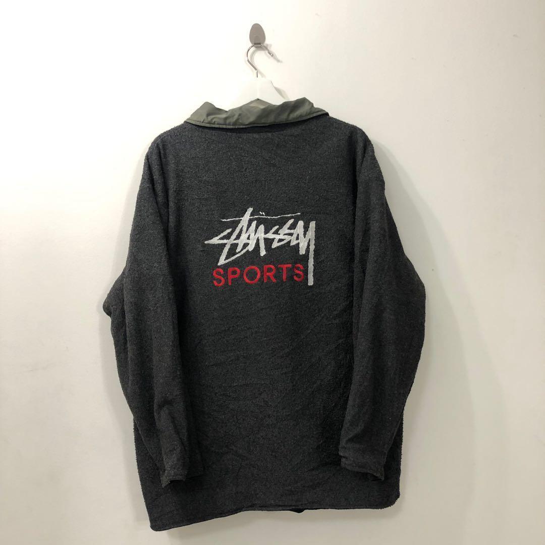 VINTAGE STUSSY SPORTS REVERSIBLE JACKET, Men's Fashion, Coats, Jackets ...