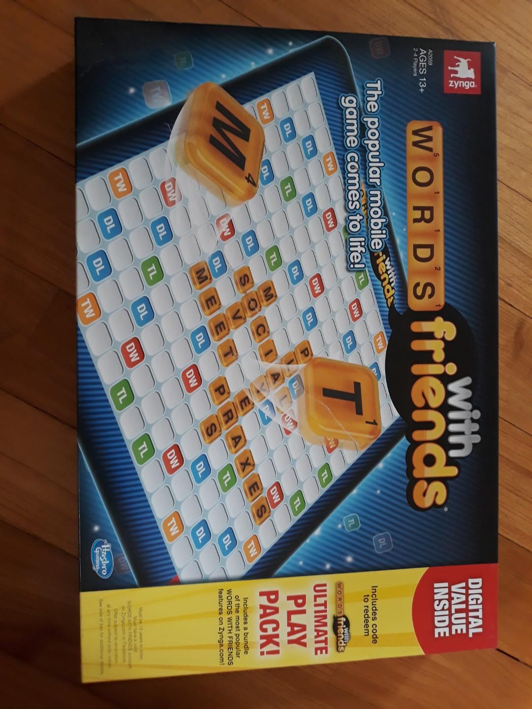 Words with Friends boardgame, Hobbies & Toys, Toys & Games on Carousell