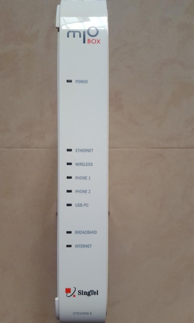 Singtel Broadband Modem Router, Computers & Tech, Parts & Accessories ...