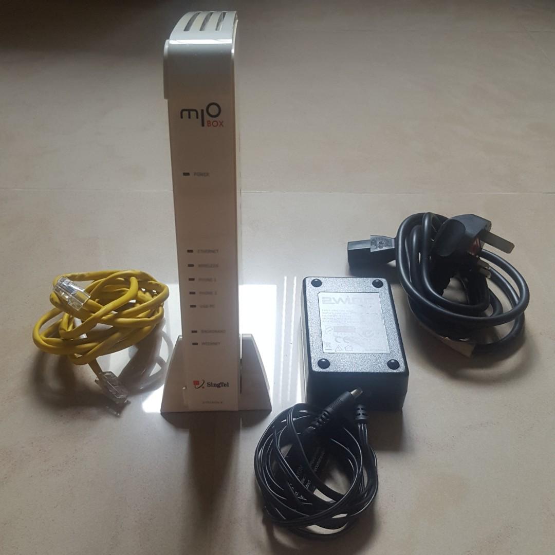 Singtel Broadband Modem Router, Computers & Tech, Parts & Accessories ...