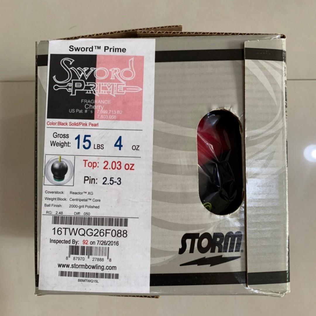 BNIB Storm Sword Prime Bowling Ball, Sports Equipment, Sports & Games ...