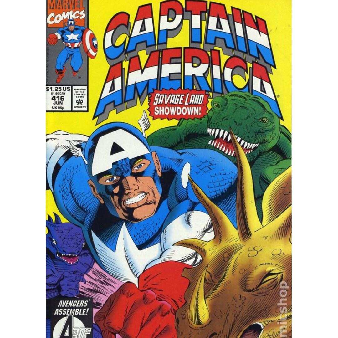 Captain America 1st Issue #416, Hobbies & Toys, Memorabilia ...