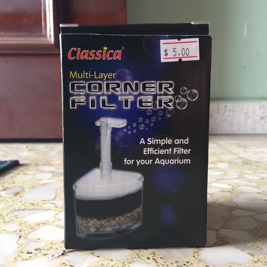 Corner filter by CLASSICA, Pet Supplies, Homes & Other Pet Accessories ...