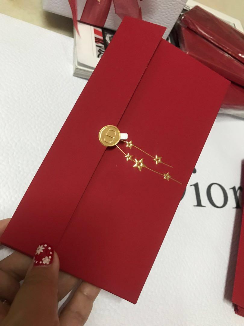 Dior red packet, Luxury, Accessories on Carousell
