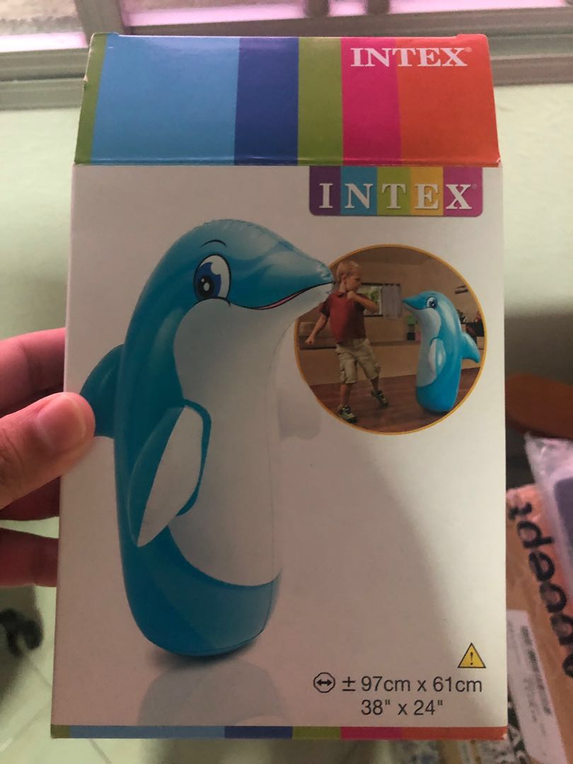 Dolphin and tiger boxing balloon, Hobbies & Toys, Toys & Games on Carousell