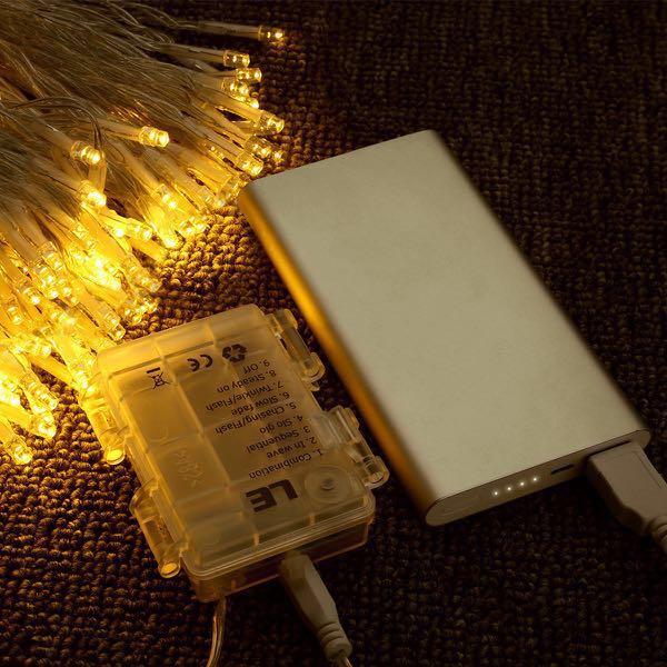 Fairy Lights -3m x 3m LED drop down lights curtain Lampu Raya, Books ...