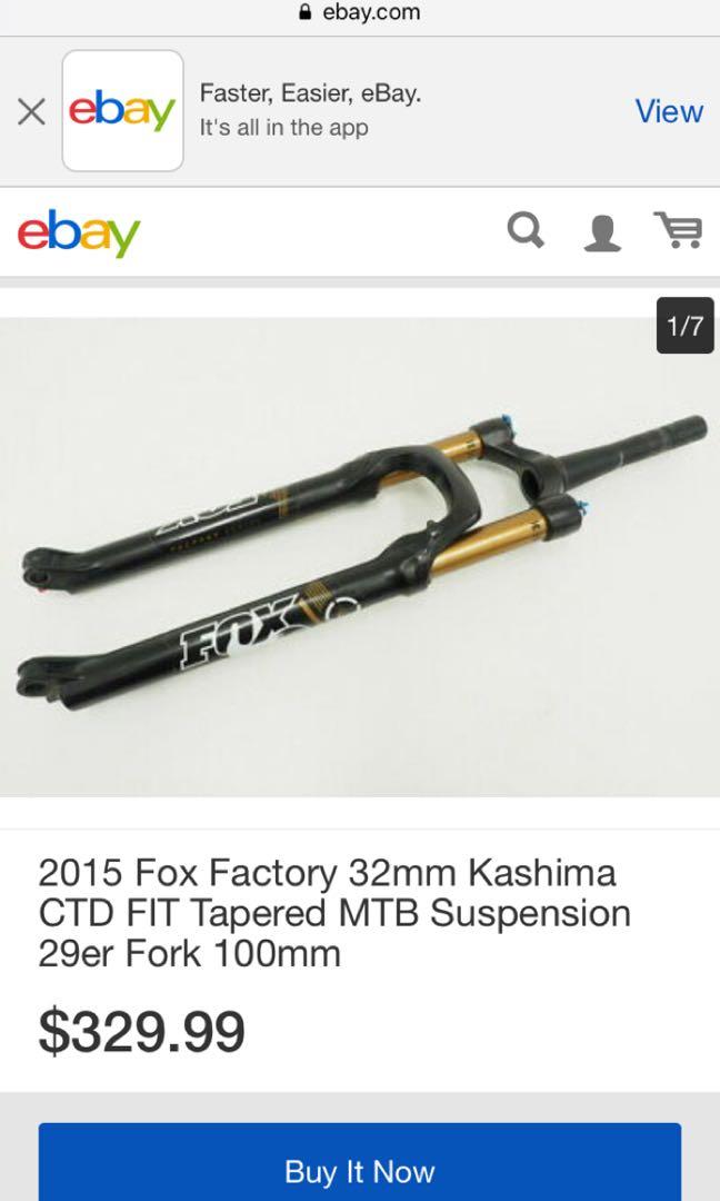 Fox 32 Kashima Coating Fork, Sports Equipment, Bicycles & Parts ...