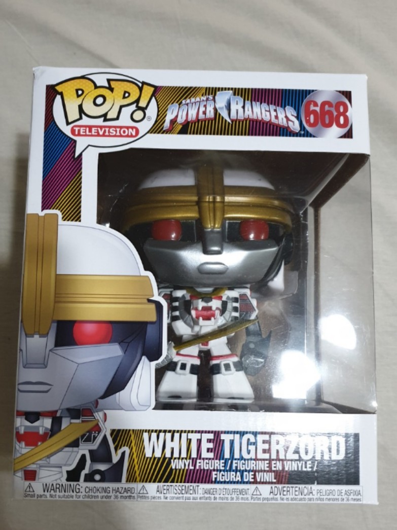 Funko Pop White Tiger Zord, Hobbies & Toys, Toys & Games on Carousell