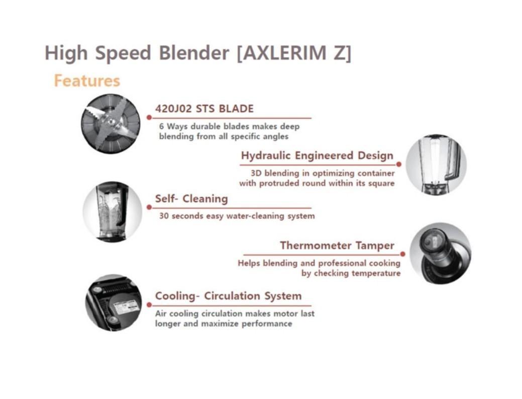 Happycall Ultimate High Speed Blender Axlerim Z HC-BL5000 on Carousell