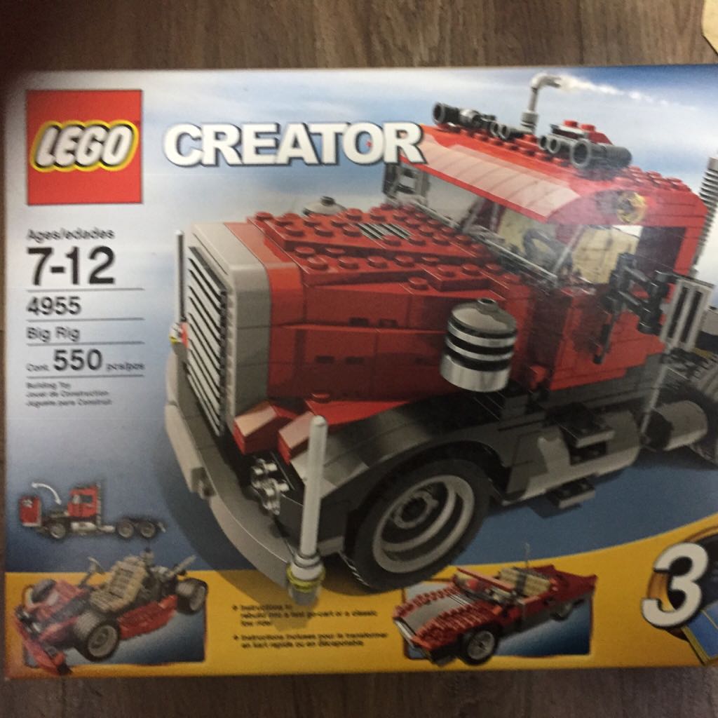 Lego 4955 Creator - Big Rig, 興趣及遊戲, 玩具 & 遊戲類 - Carousell