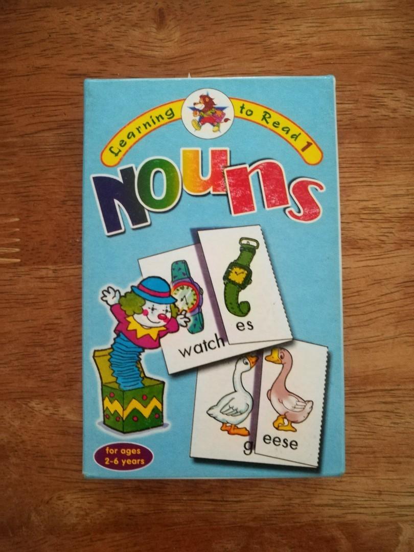 Nouns Flash Cards, Hobbies & Toys, Stationery & Craft, Stationery ...