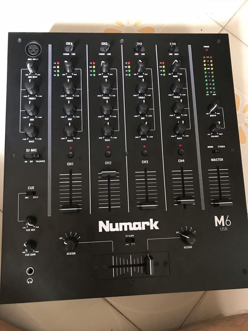 Numark M6 USB DJ Mixer, Audio, Other Audio Equipment on Carousell