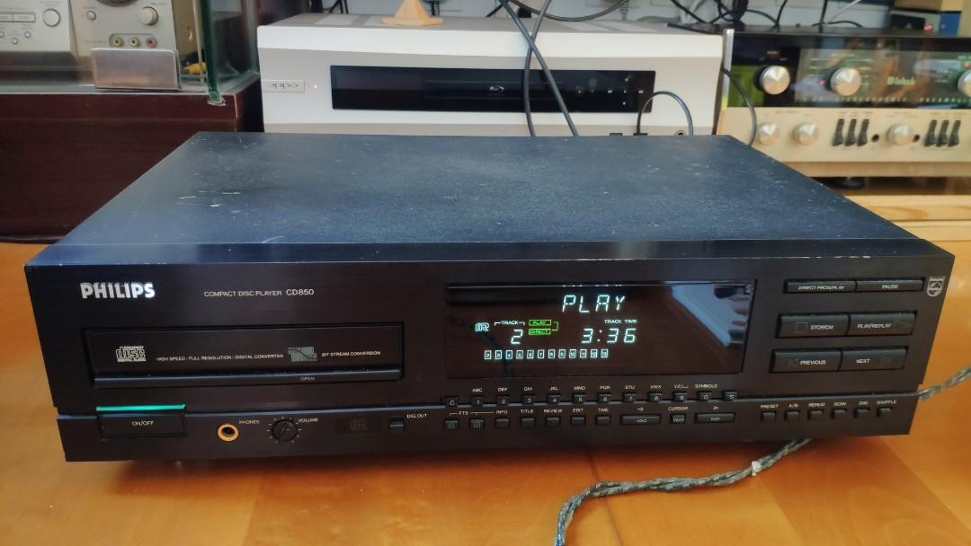 Philips CD850 CD Player, 電子產品, 錄音器材 - Carousell