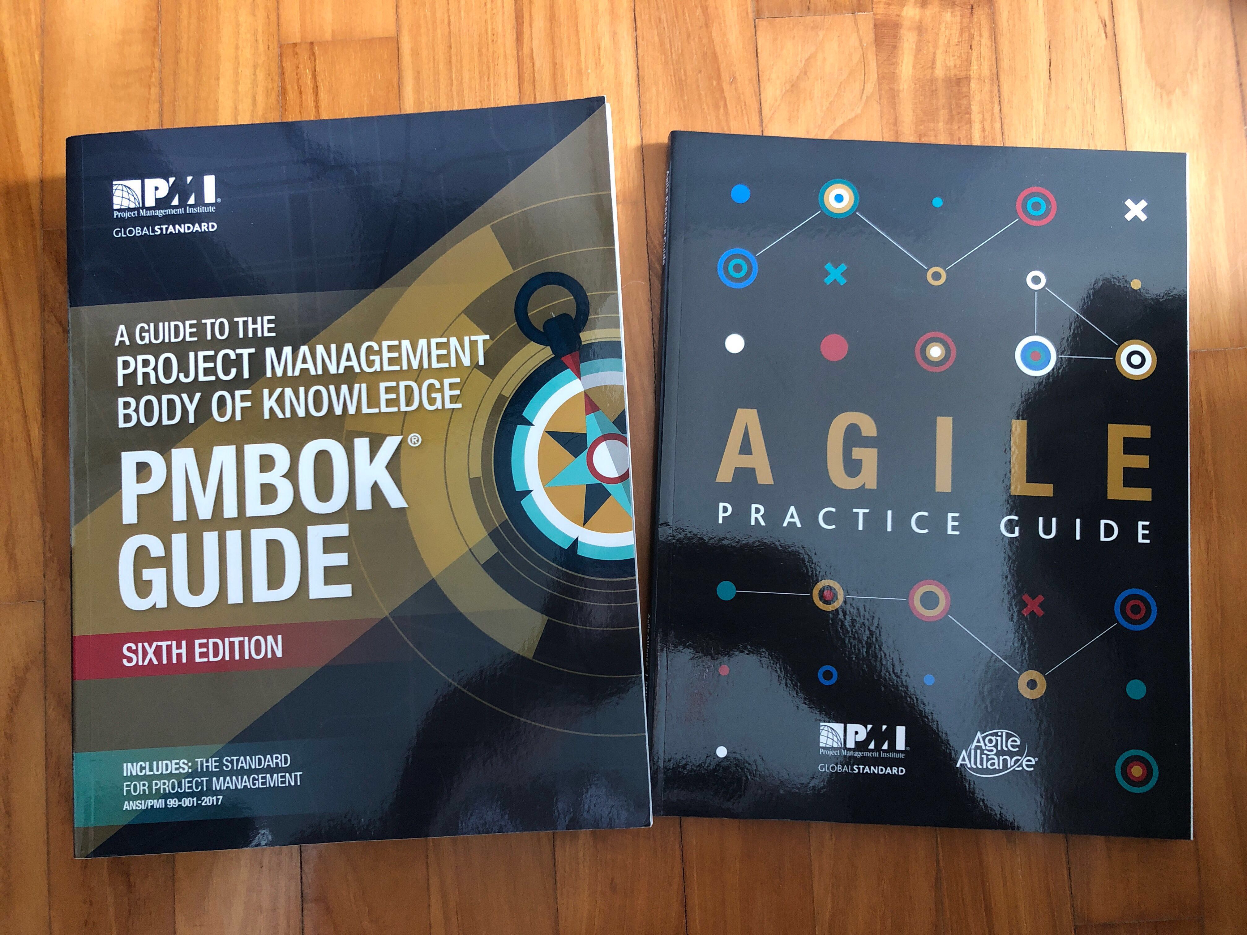 PMP PMBOK (6th) + Agile guide + free Rita exam prep, Hobbies & Toys ...