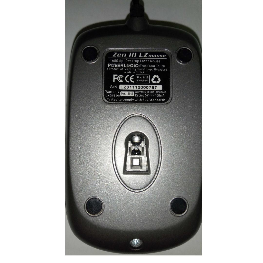 Powerlogic Mouse Zen III LZ, Computers & Tech, Parts & Accessories ...