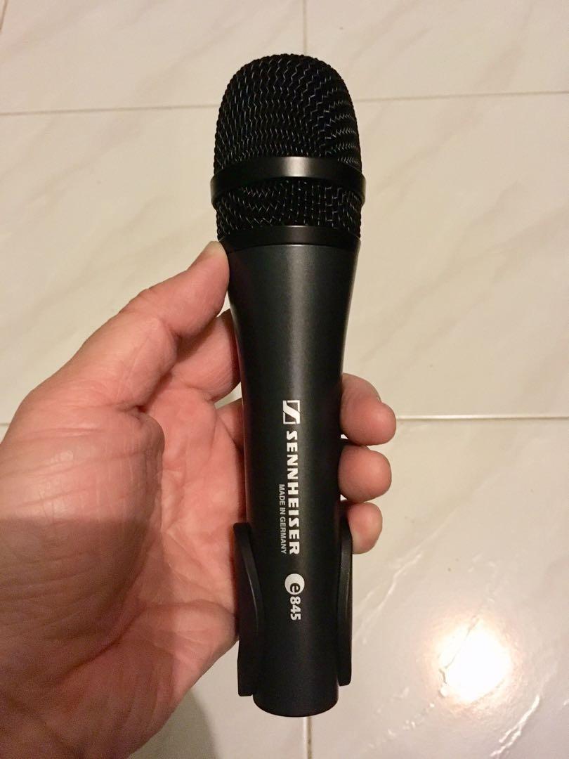 Sennheiser E845 Dynamic Microphone, 興趣及遊戲, 音樂、樂器 & 配件, 樂器配件 - Carousell