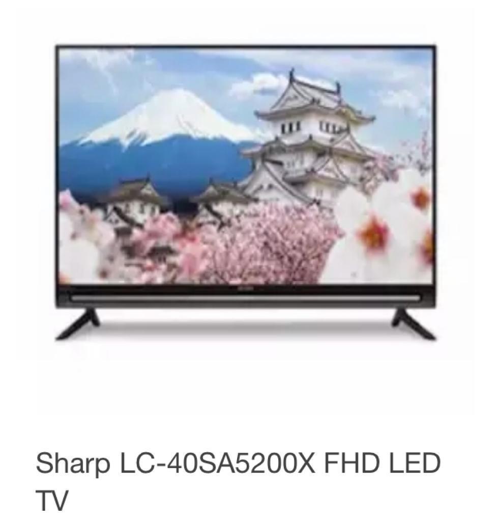 Sharp 40 inch smart tv, TV & Home Appliances, TV & Entertainment, TV on ...
