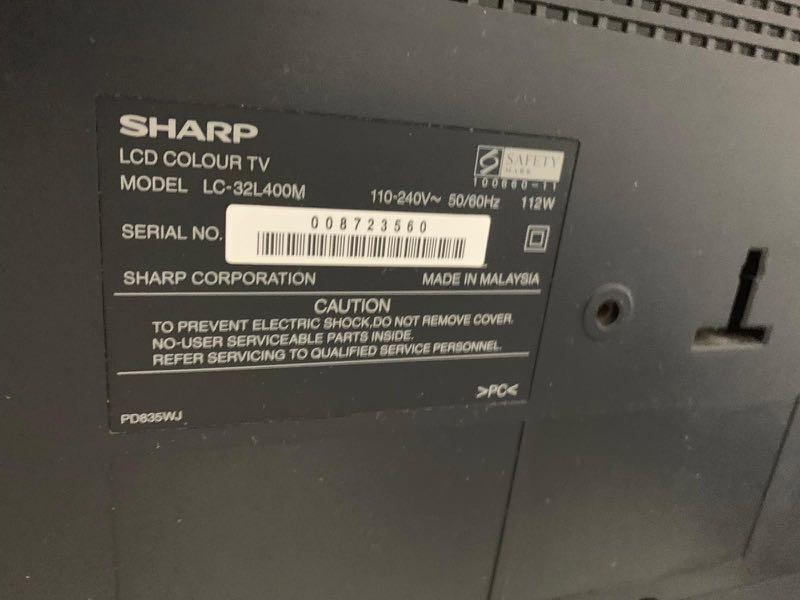 Sharp LCD TV, TV & Home Appliances, TV & Entertainment, TV on Carousell