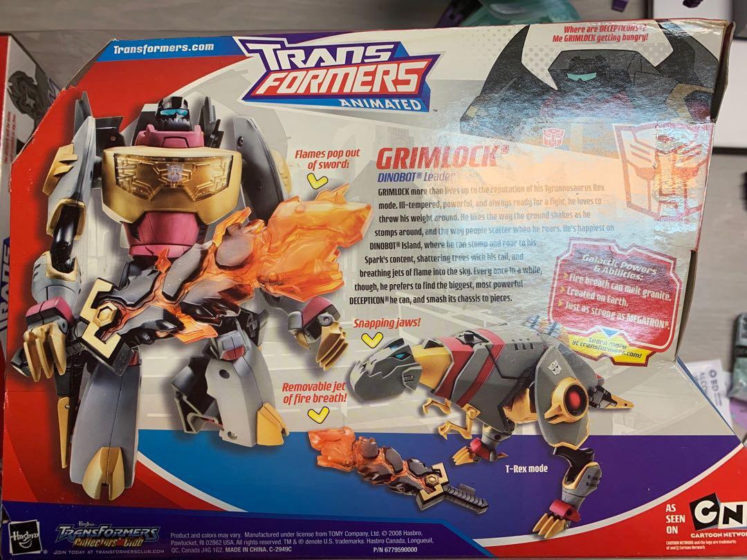 Transformers Animated Grimlock, Hobbies & Toys, Toys & Games on Carousell