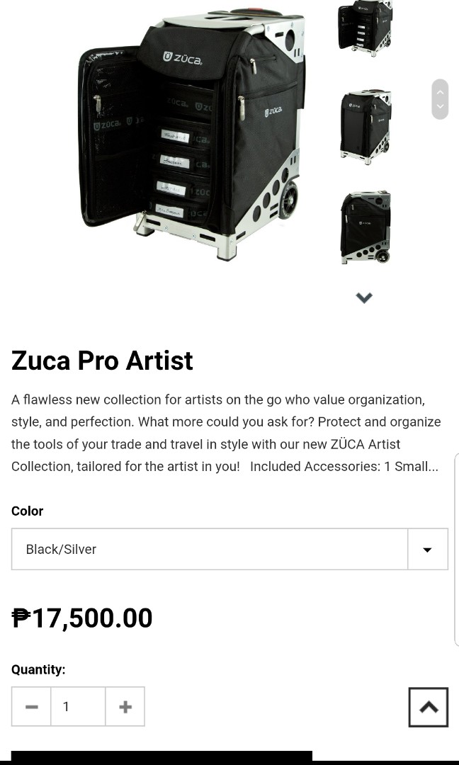 Zuca pro artist trolley, Beauty & Personal Care, Face, Makeup on Carousell