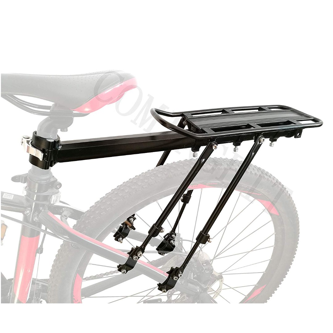 * 120kg load 4 Legs Adjustable Bike Rear Bicycle Rack Cargo Luggage ...