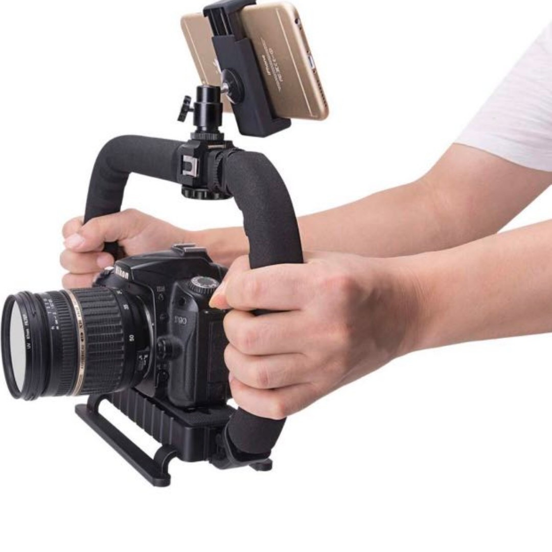 U2319 Hydra Stabilizer DC+DV 2-Hand Holder Camera Steadycam Mount ...