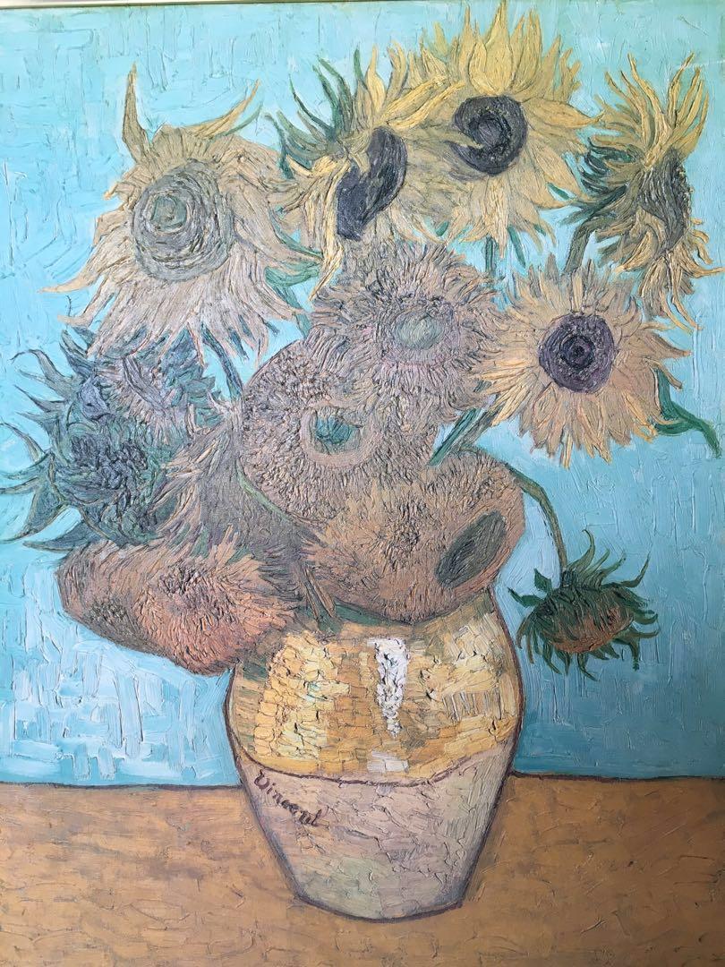 ARTAGRAPH Reproduction of original Van Gogh “Sunflowers”, Hobbies ...