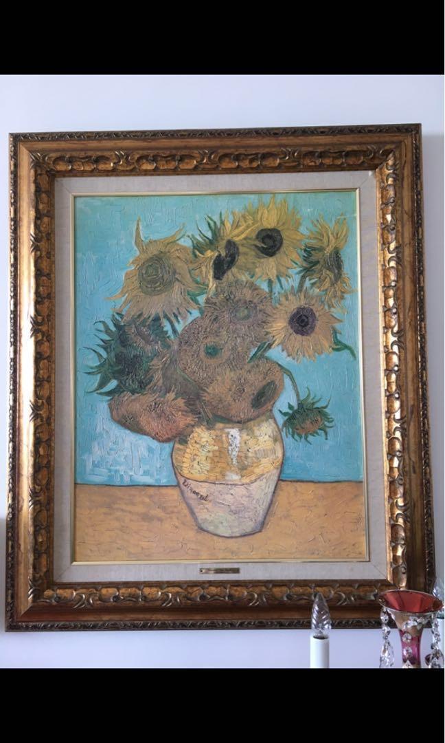 ARTAGRAPH Reproduction of original Van Gogh “Sunflowers”, Hobbies ...