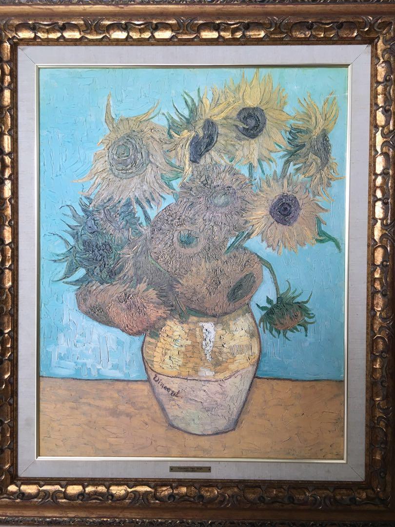 ARTAGRAPH Reproduction of original Van Gogh “Sunflowers”, Hobbies ...