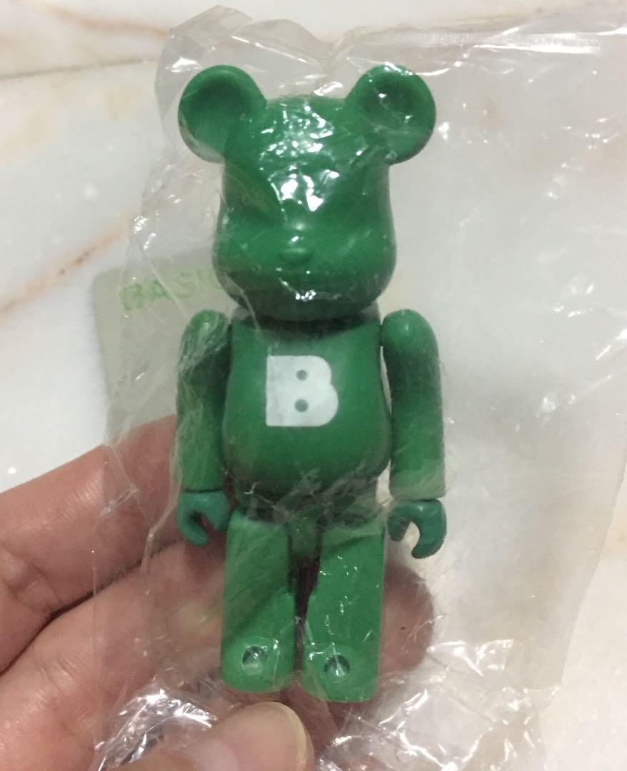 Bearbrick basic letter big B series 6 green be@rbrick, Hobbies & Toys ...