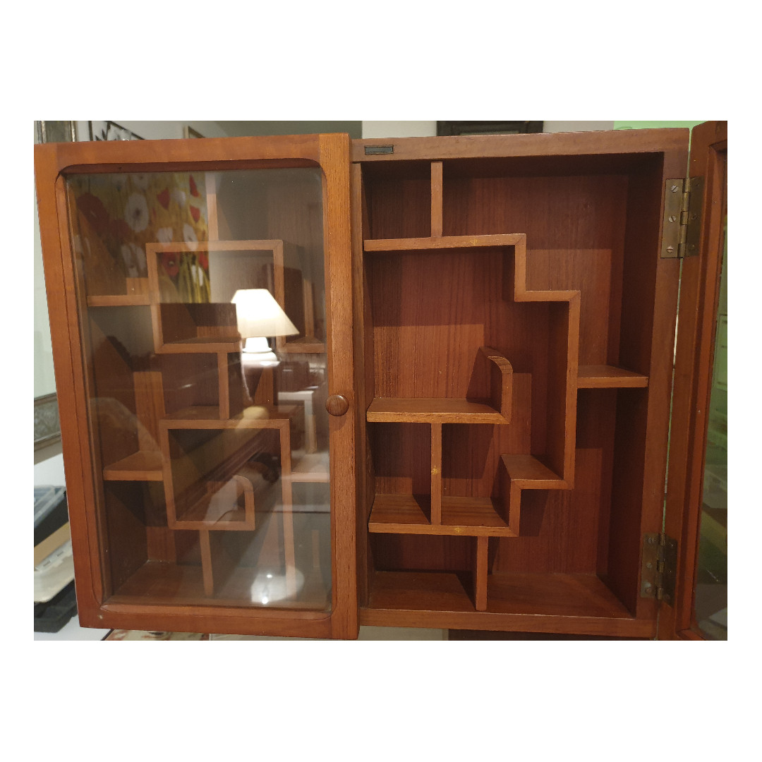Custom-Made Netsuke Display Cabinet, Furniture & Home Living, Furniture ...