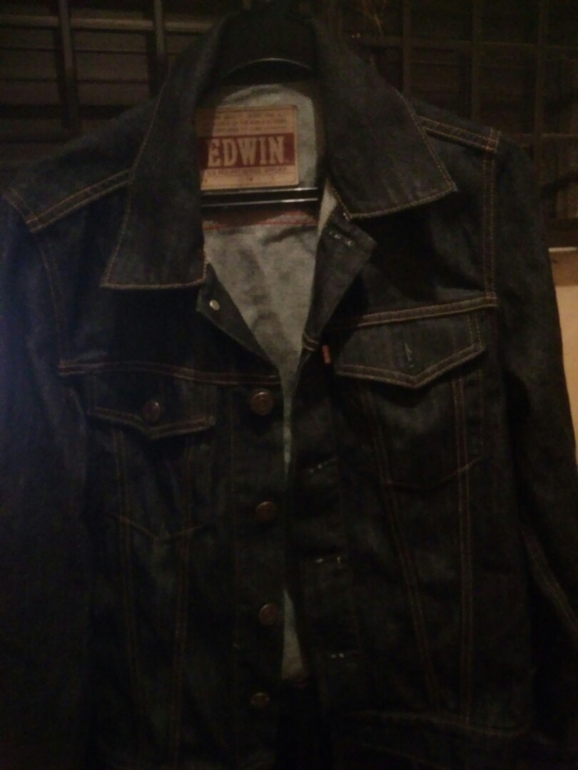 Dark indigo Denim Jacket, Men's Fashion, Coats, Jackets and Outerwear ...