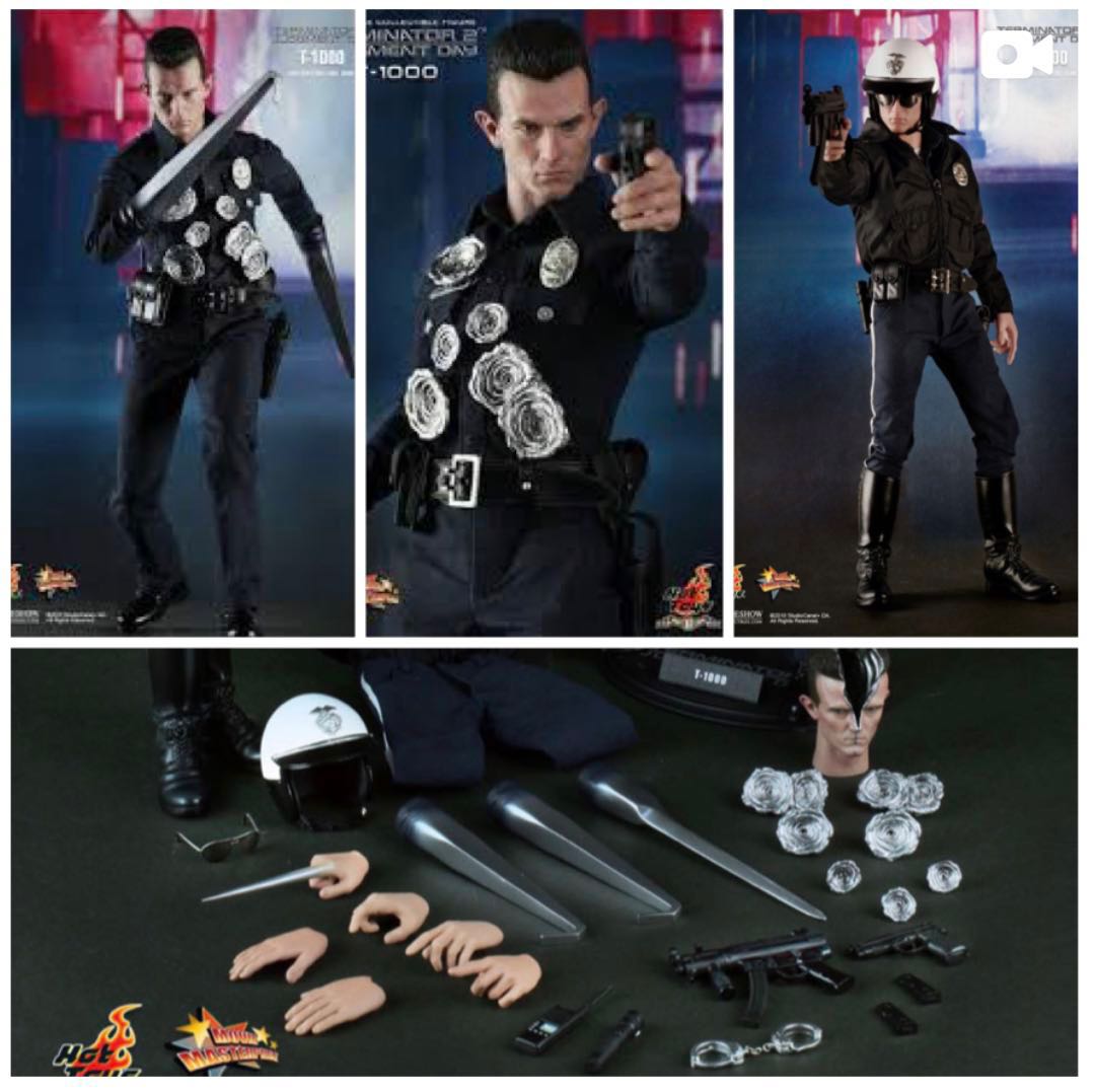Hot Toys Terminator 2: Judgement Day T1000 1/6Th Scale Collectible ...