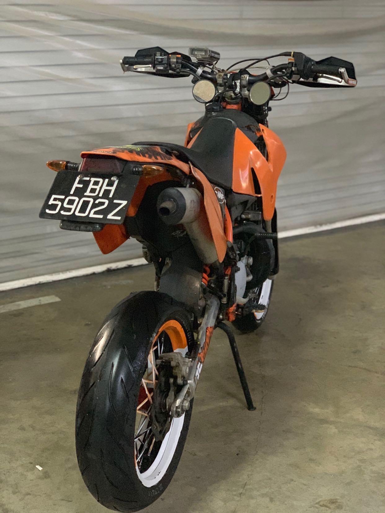 KTM EGS 200, Motorcycles, Motorcycles for Sale, Class 2B on Carousell